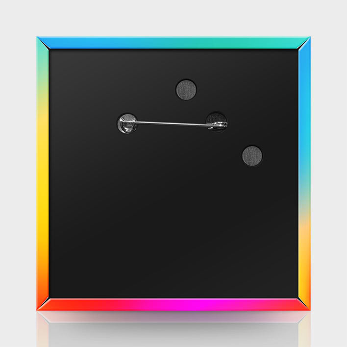 3" Square Custom Buttons | Pure Buttons